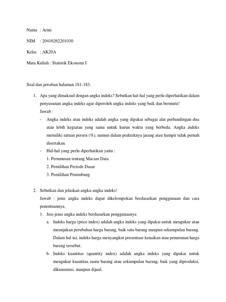 Statistik Hal 181-183 | PDF