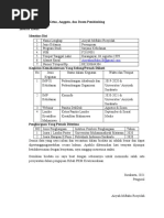 Template Biodata Anggota PKM PM | PDF