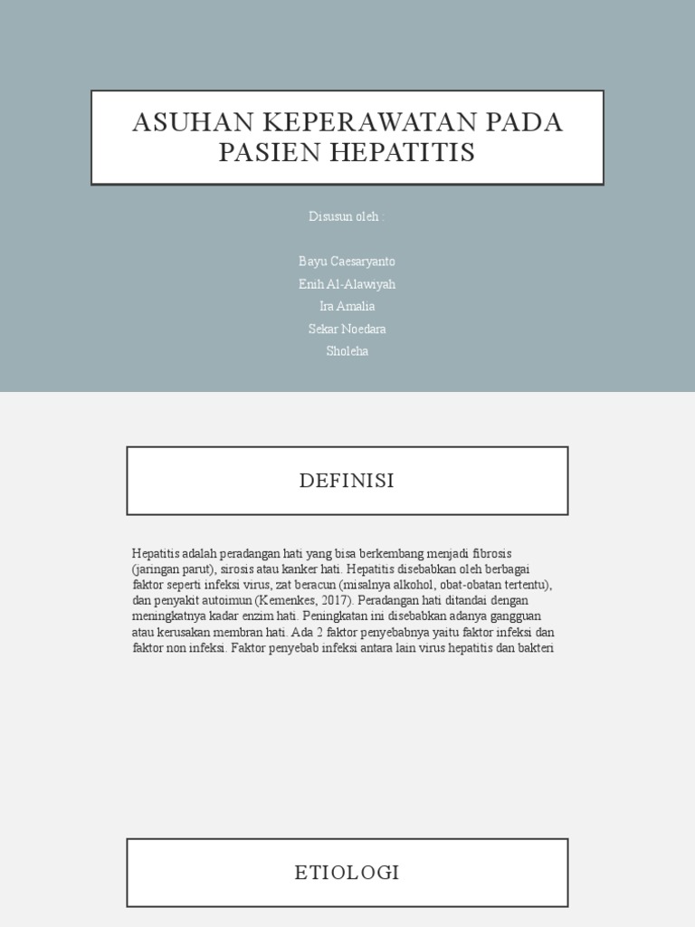 Askep Hepatitis Kel 6 | PDF