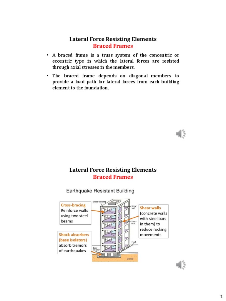 Lect - 2 - Earthquake - Resistant - Systems - Part 3 | PDF | Bending | Beam (Structure)