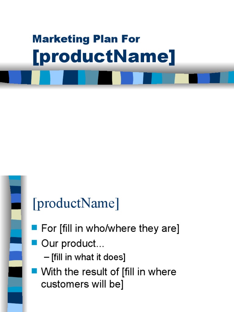 Marketing Plan Presentation Template | PDF