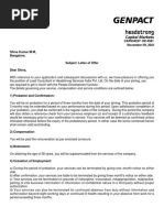 Capgemini Offer Letter | PDF | Business