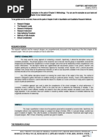 Sample Chapter 3 METHODOLOGY | PDF | Qualitative Research | Informed ...
