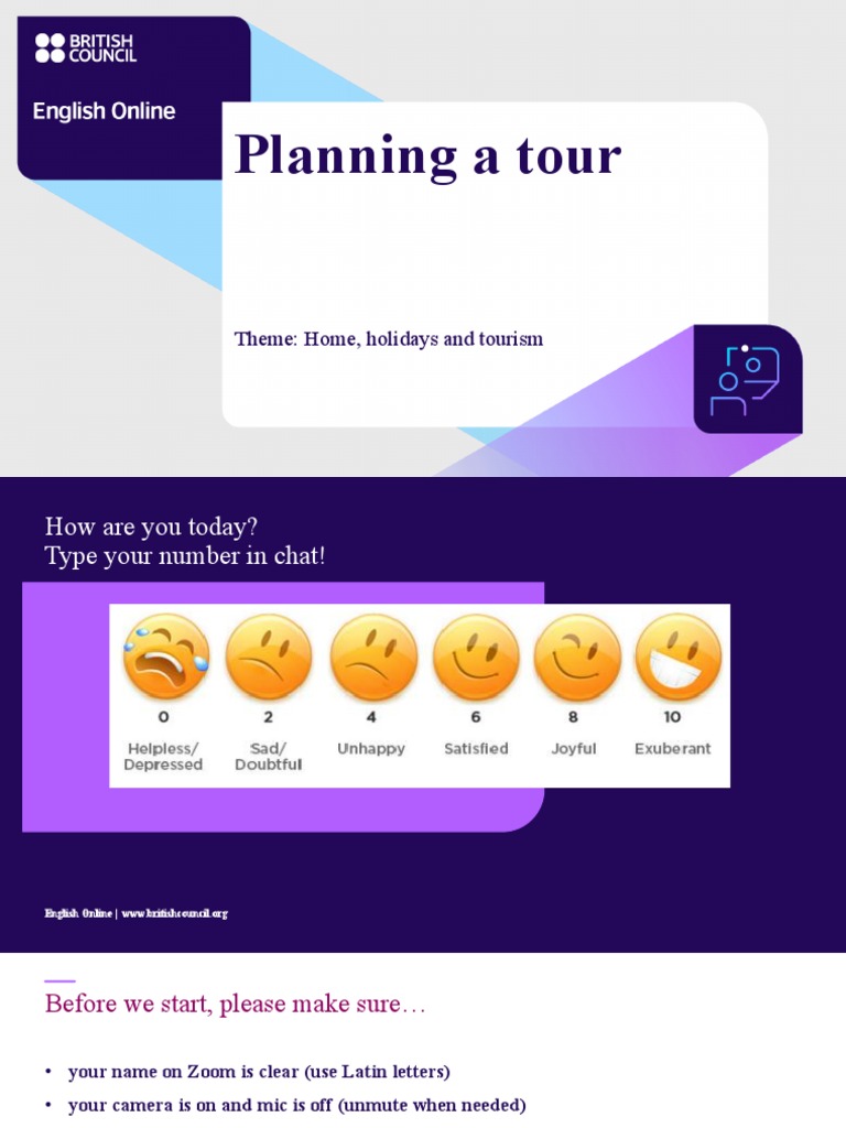 Planning A Tour | PDF | Communication