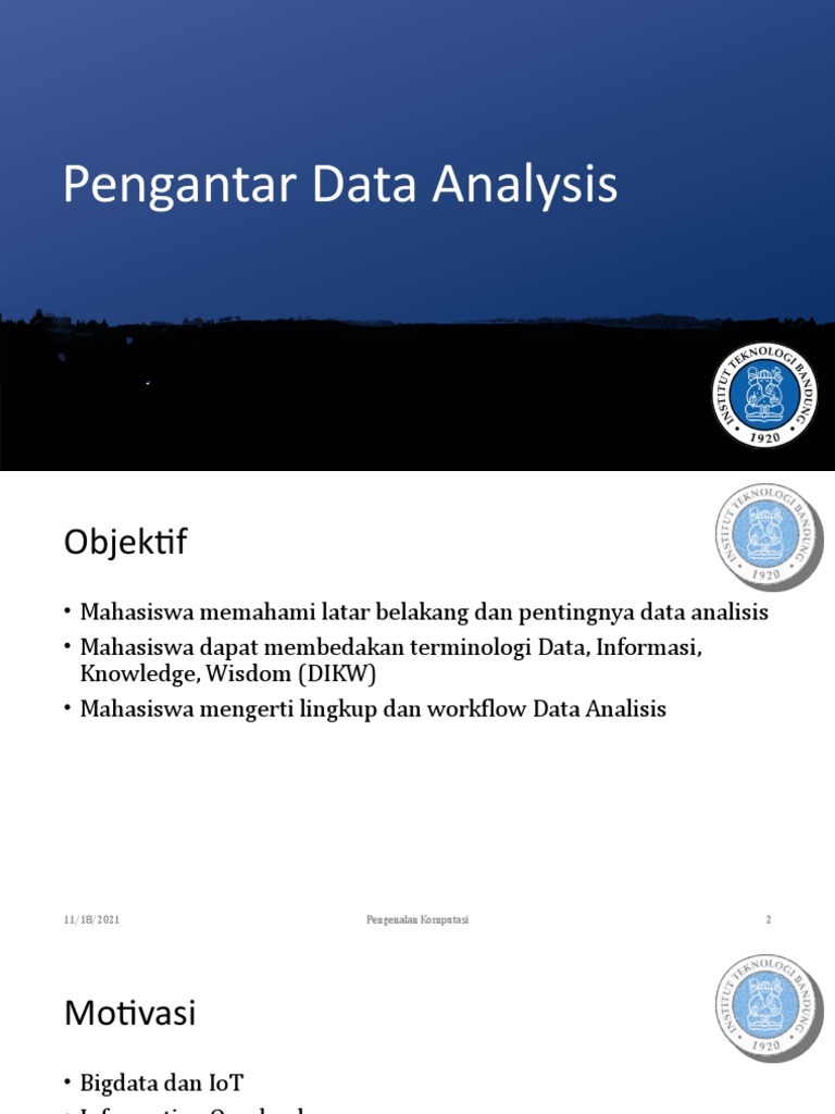 Pengantar Data Analysis: Tim Penyusun Materi Pengenalan Komputasi ...