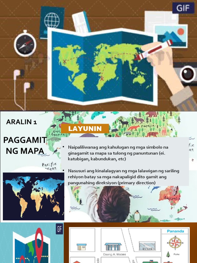 ARALIN 1 Paggamit NG Mapa | PDF