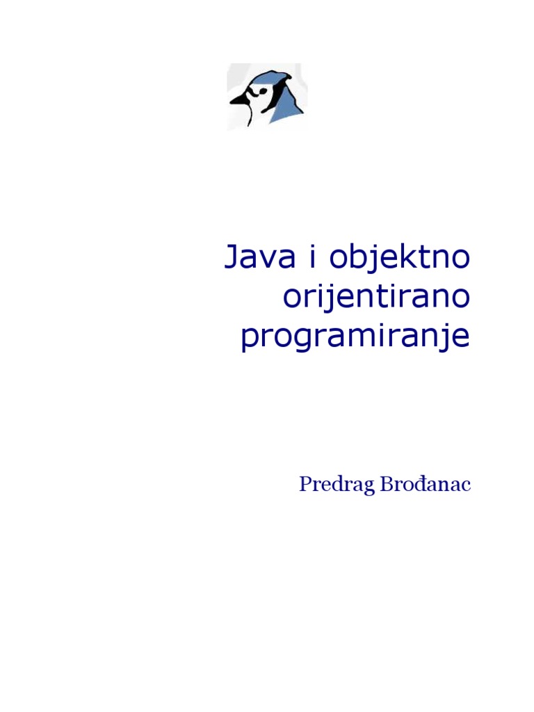 Java I Objektno Orijentirano Programiranje | PDF