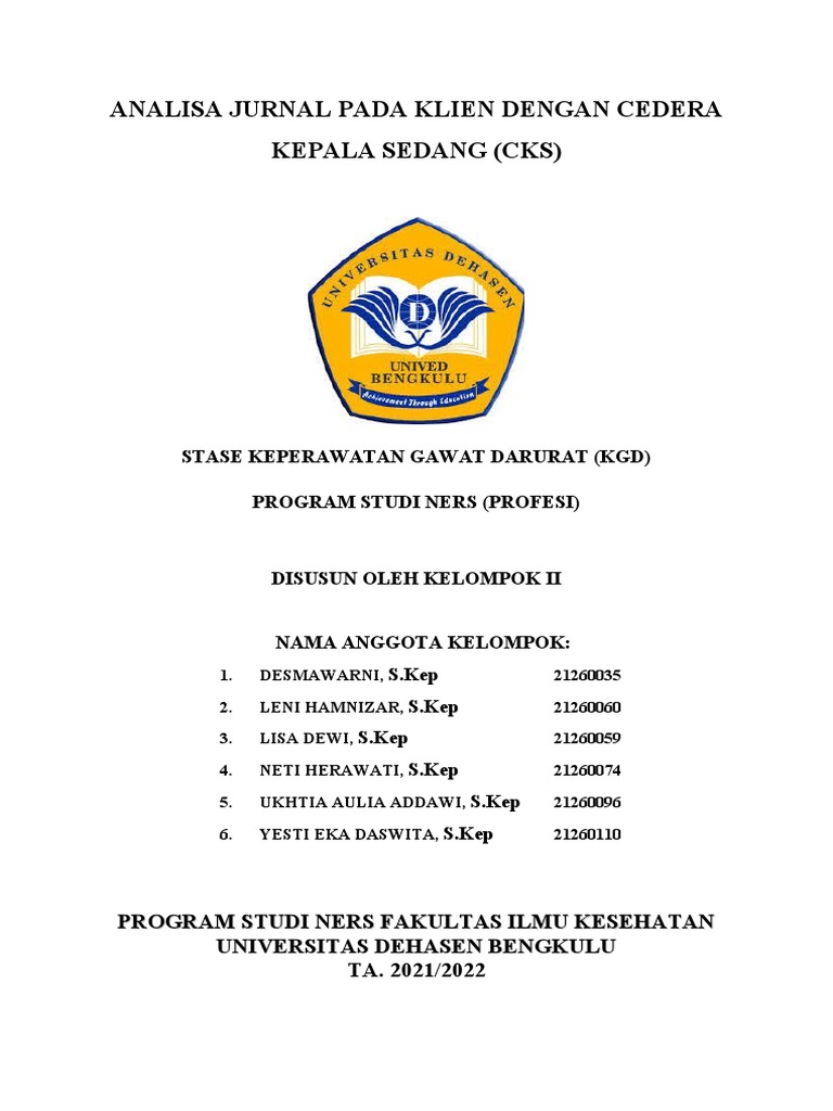 Analisa Jurnal CKS | PDF