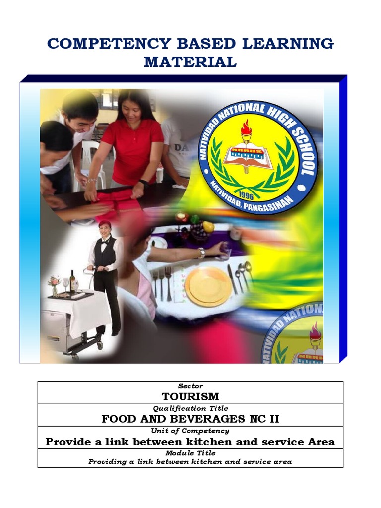 CBLM | PDF | Waiting Staff | Tableware