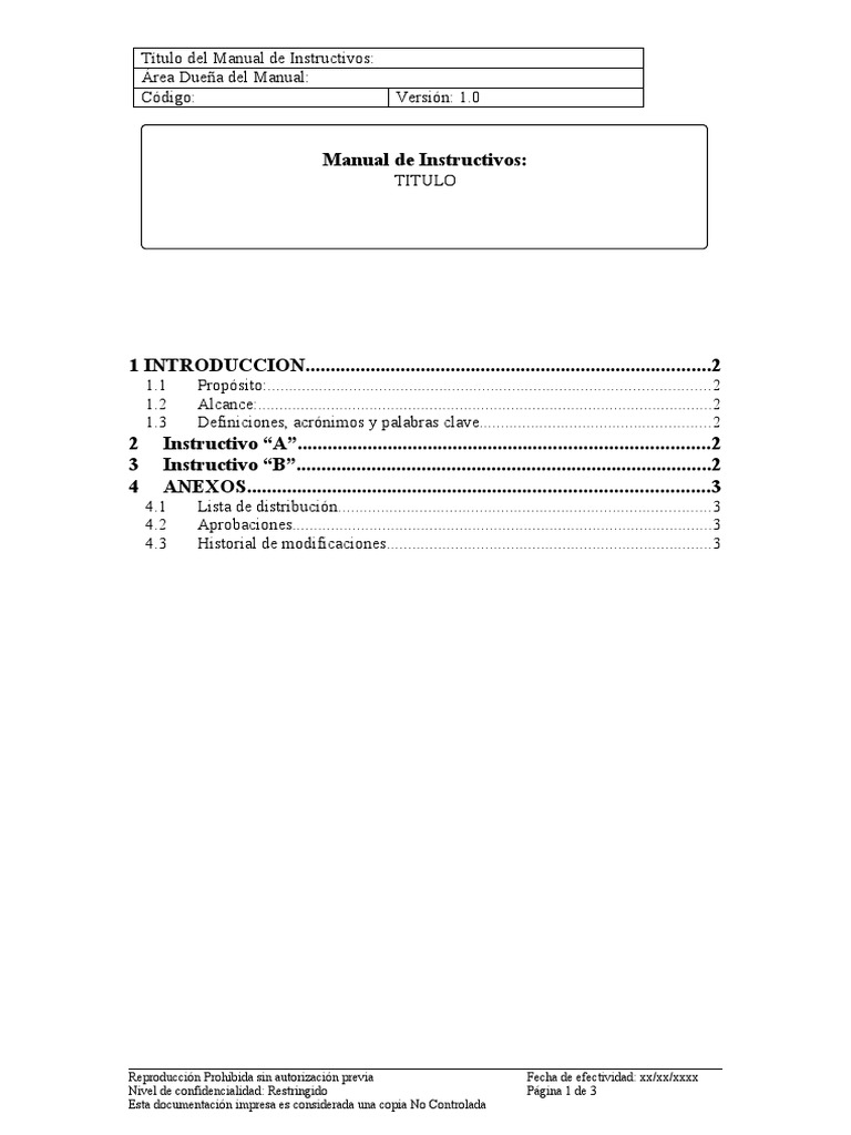 Formato Manual de Instructivos | PDF | Informática | Ingeniería de software
