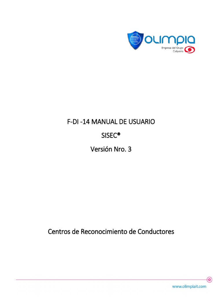 Manual Usuario SISEC v3 | PDF | Archivo de computadora | Ventana (informática)