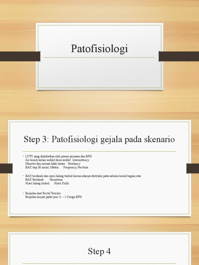 Patofisiologi BPH LUTS Dan Obstruksi UUT | PDF