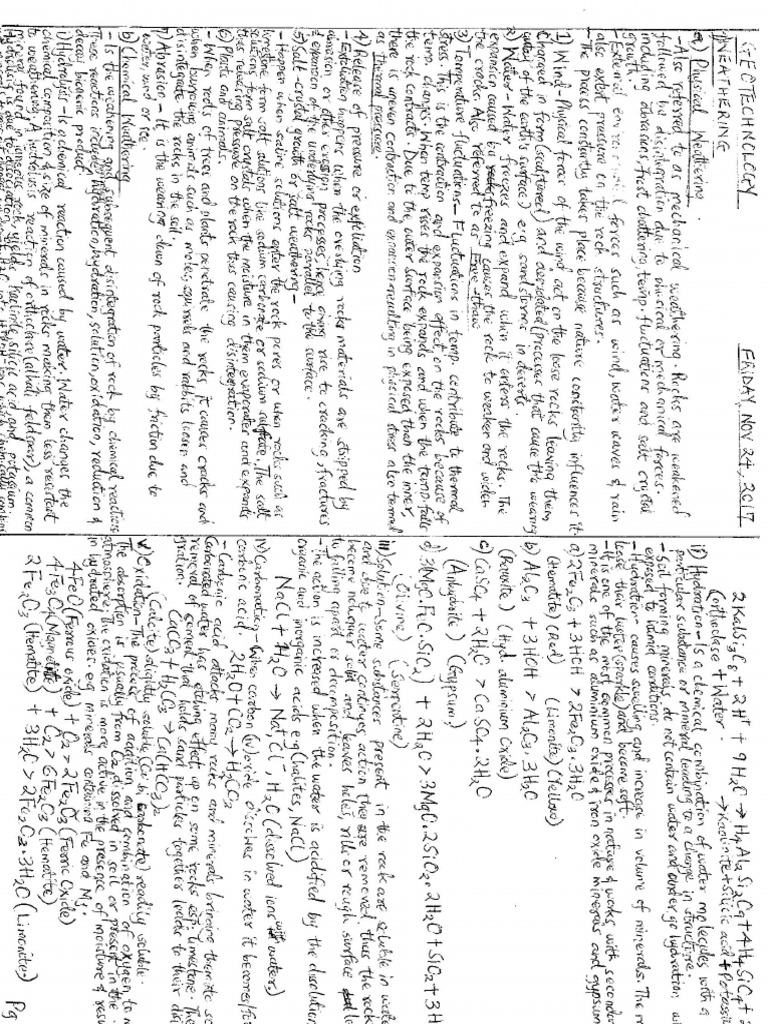 Geotechnology Notes 1 | PDF