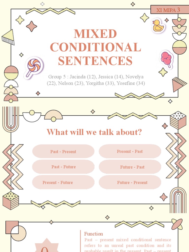 Mixed Conditional Sentences | PDF | Grammatical Tense | Sentence ...