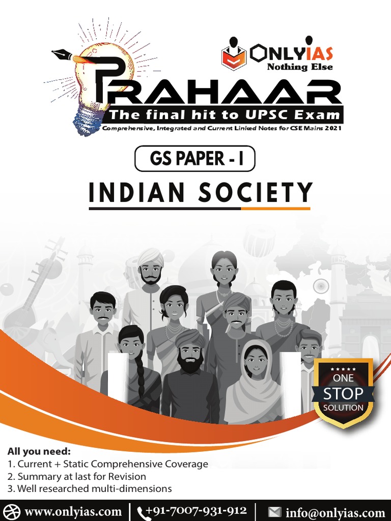 Prahaar - Indian Society | PDF | Family | Marriage