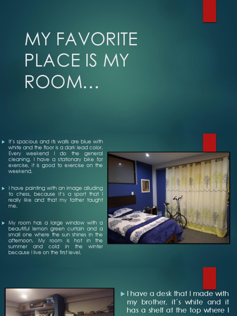 My Favorite Place Is My Room | PDF