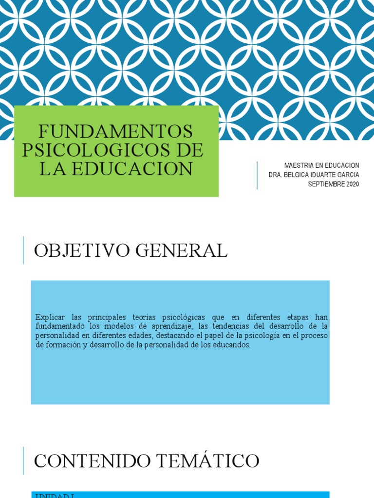Fundamentos Psicologicos de La Educacion 2020 | PDF | Sicología ... Fundamentos Psicologicos de La Educacion 2020 | PDF | Sicología ...