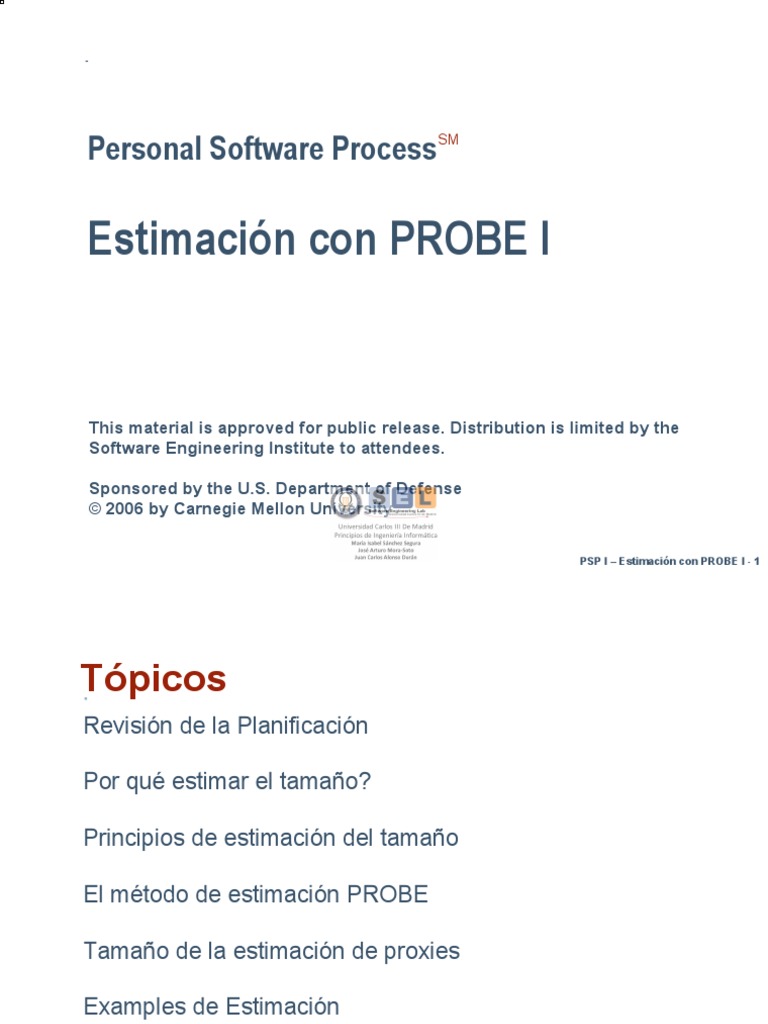 Estimación Con PROBE I | PDF | Desarrollo de software | Servidor proxy