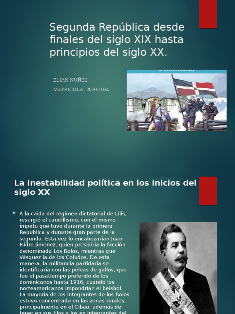 Segunda Rep Blica Desde Finales Del Siglo XIX Hasta Principios Del Siglo XX 2020 1034 | PDF ...