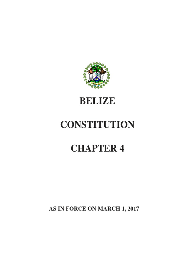 Belize Constitution Overview and Rights | PDF | Arrest | Remand (Detention)