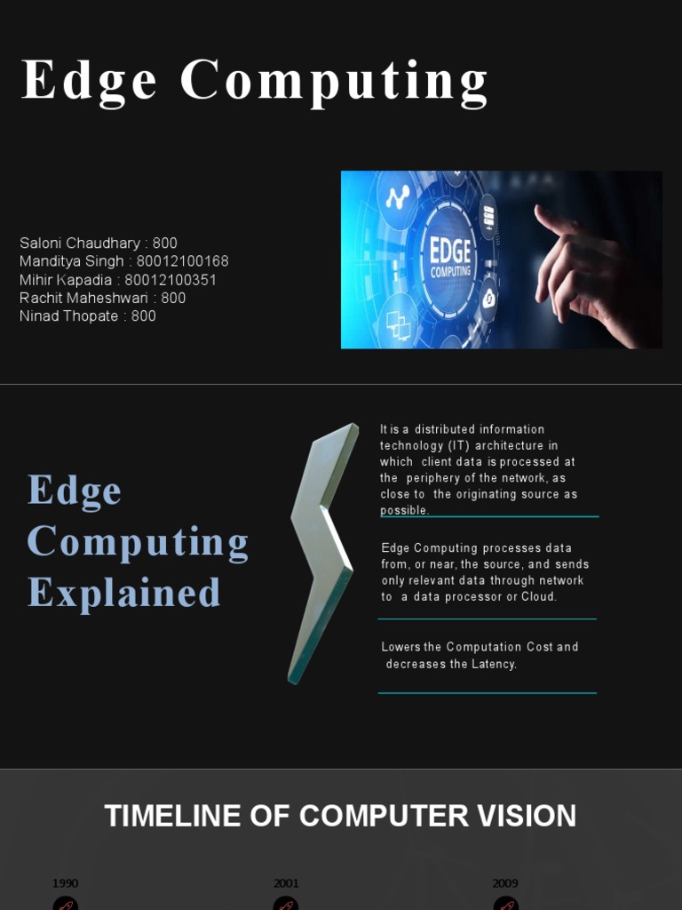 Edge Computing | PDF | Internet Of Things | Data Center