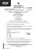 CSEC POB June 2019 P1 | PDF | Taxes | Corporate Tax