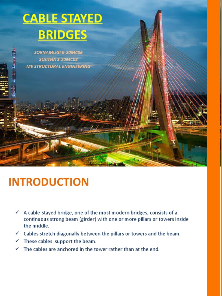 Overview of Cable-Stayed Bridges | PDF | Structural Engineering | Civil ...