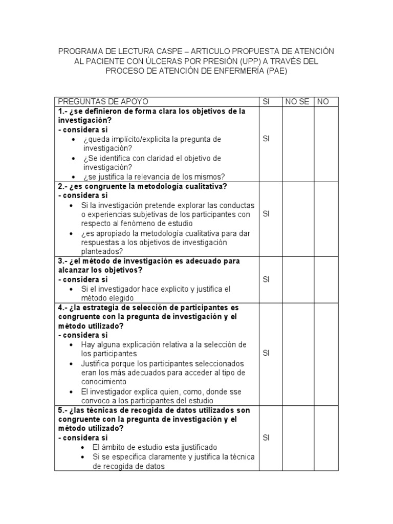 Programa de Lectura Caspe | PDF | Metodología | Cognición
