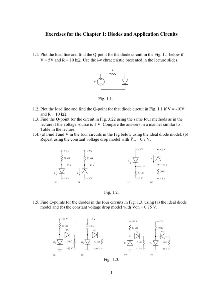 Diode - Problems | PDF | Rectifier | Power Electronics