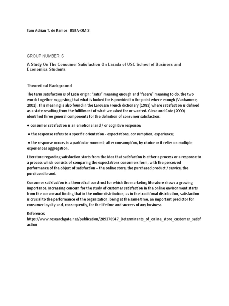 RRL Draft | PDF | Retail | Online Shopping