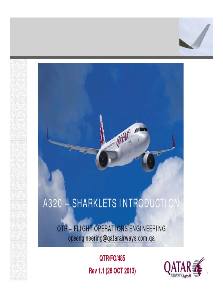 A320 SHARKLETS Presentation | PDF | Takeoff | Aviation