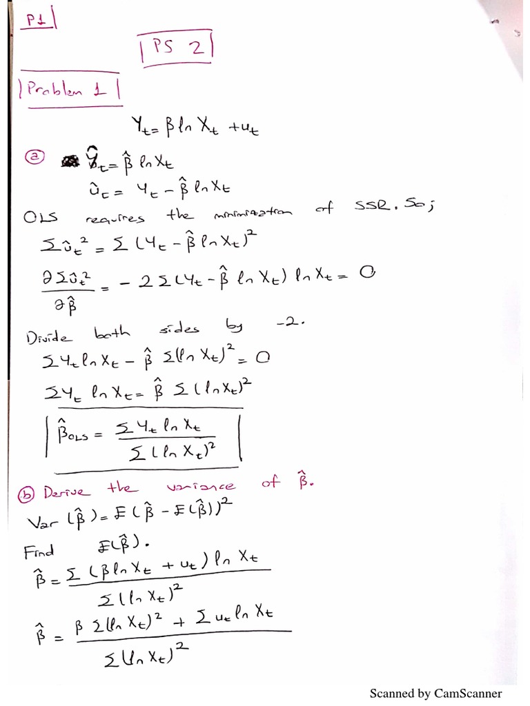 Problem Set 2-Solution | PDF