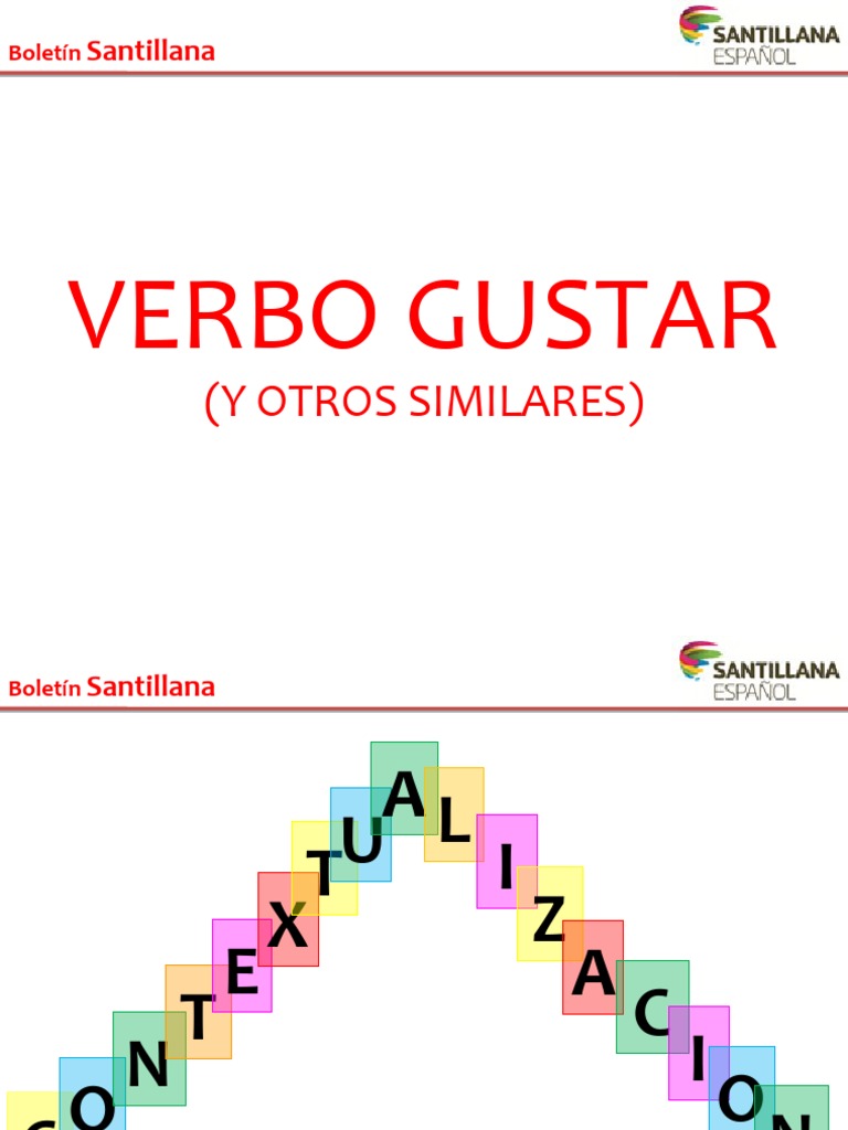 Uso del Verbo Gustar y Similares | PDF | Verbo | Asunto (gramática)