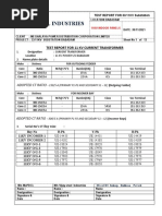 Cable Test Report | PDF | Insulator (Electricity) | Electrical Equipment