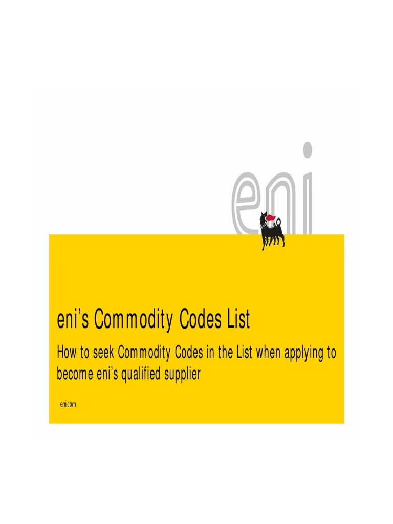 How To Seek The Commodity Codes | PDF | Microsoft Excel | World Wide Web