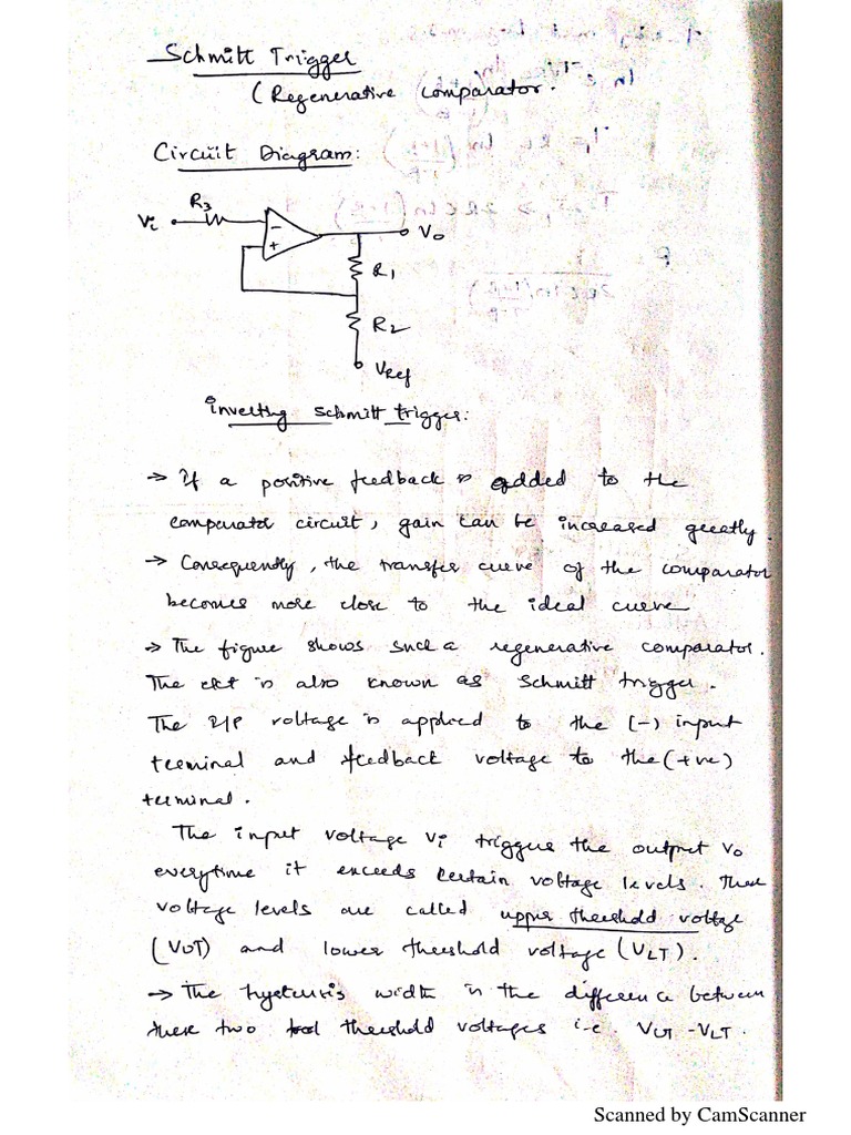 Schmitt Trigger and Oscillators | PDF
