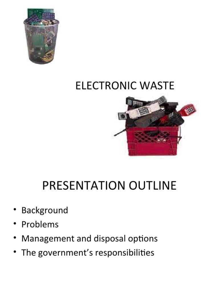 E Waste | PDF | Electronic Waste | Waste Management