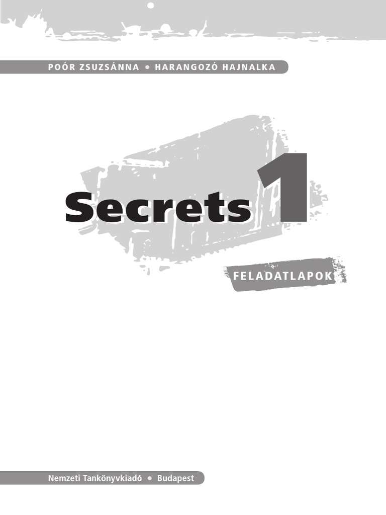 Secret 1 Feladatlapok | PDF