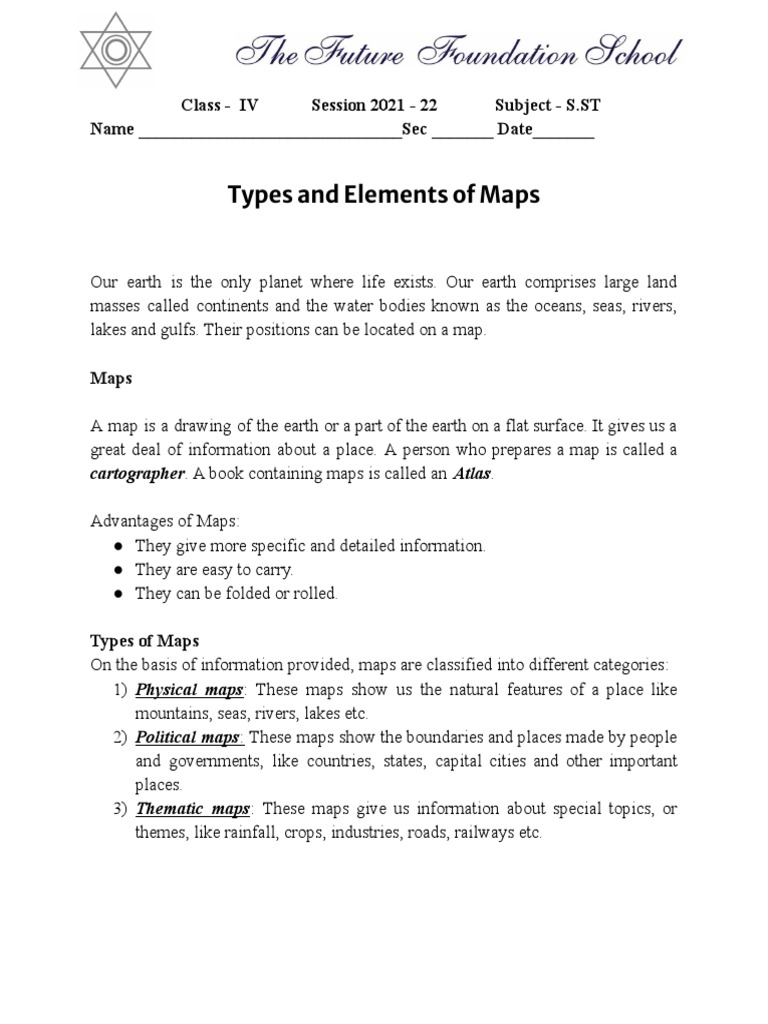 Types and Elements Maps | PDF | Map | Color
