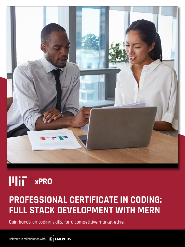 Brochure - MIT - xPRO - Professional Certificate in Coding - 08-July ...