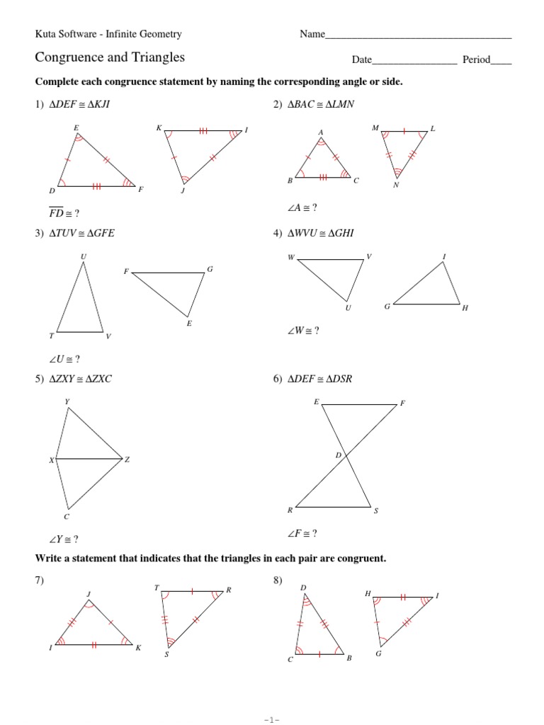 4-Congruence and Triangles | Download Free PDF | Mathematics ...