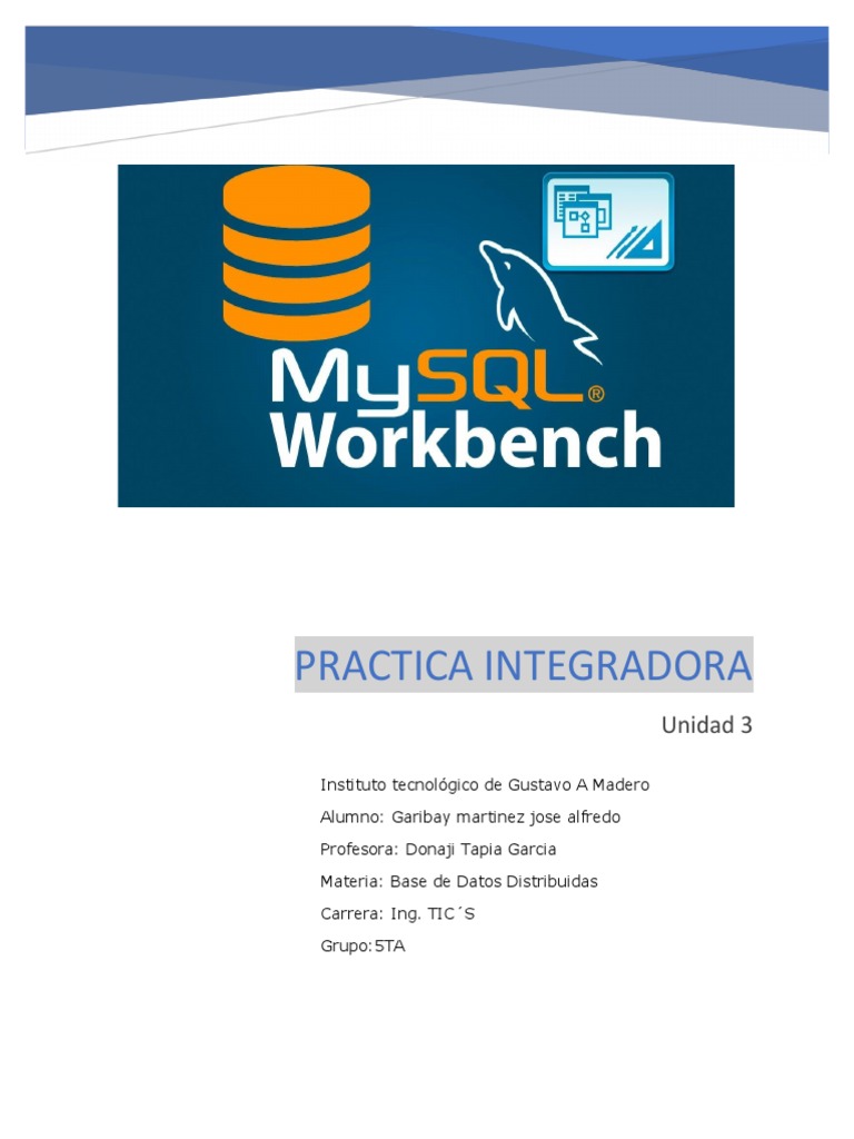 Practica BD | PDF | Mi sql | Informática