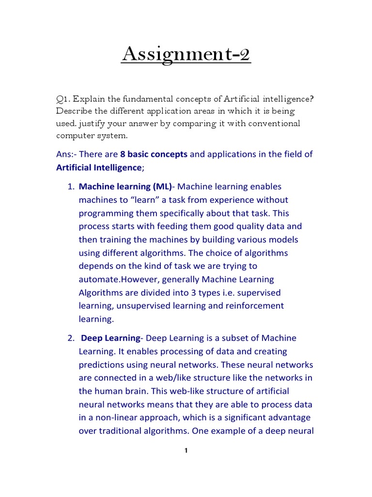 Ojasvi Sharma Btech Cse 1 Sem AI and ML Assignment | PDF | Artificial ...