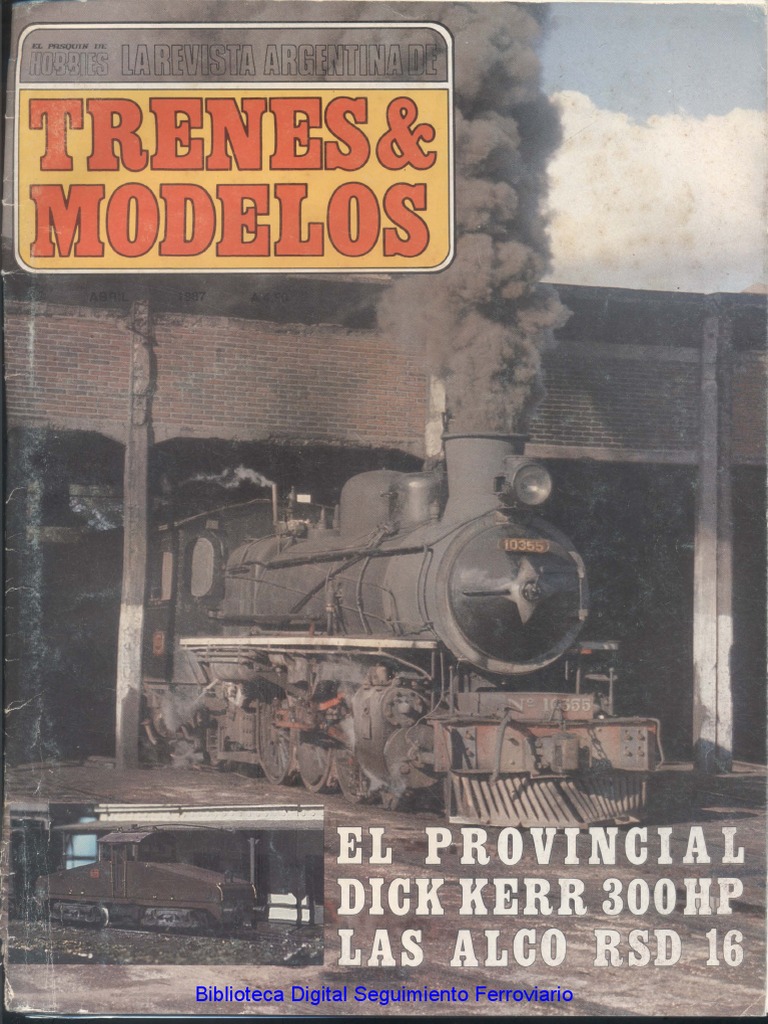 Trenes Y Modelos - Abril 1987 | PDF | Modelos fisicos | Modelado a escala