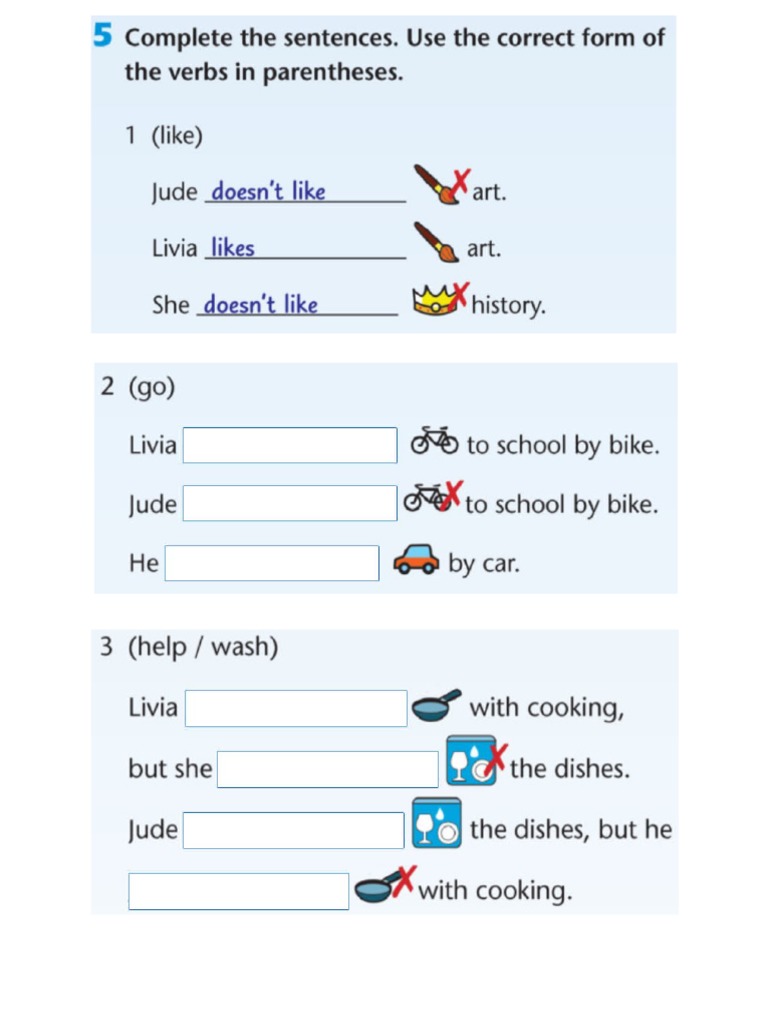 Simple Present (Neg and Affimative) | PDF