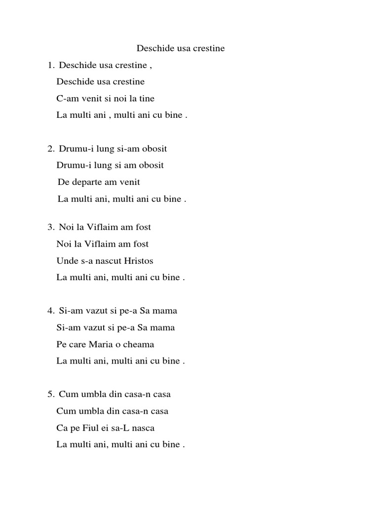 Deschide Usa Crestine | PDF