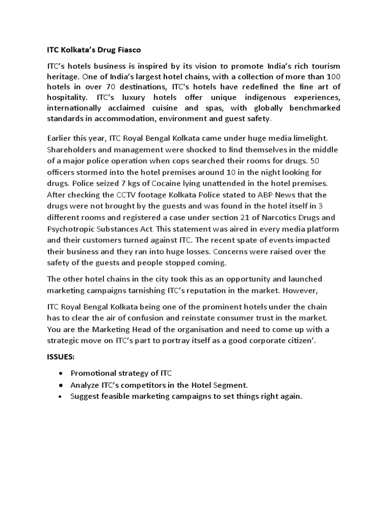 ITC Case Study | PDF