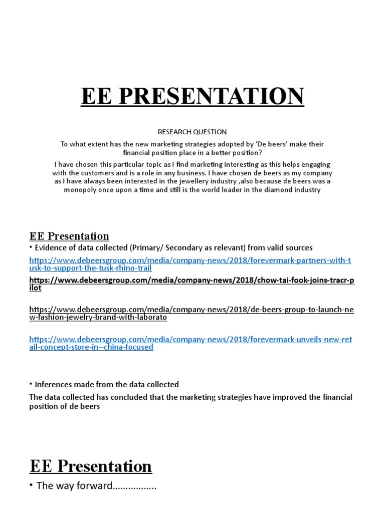 EE Presentation Template | PDF | Career & Growth | Business