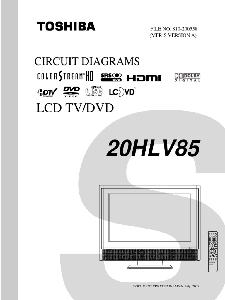 LCD TV/DVD circuit manual diagrams | PDF | Manufactured Goods ...