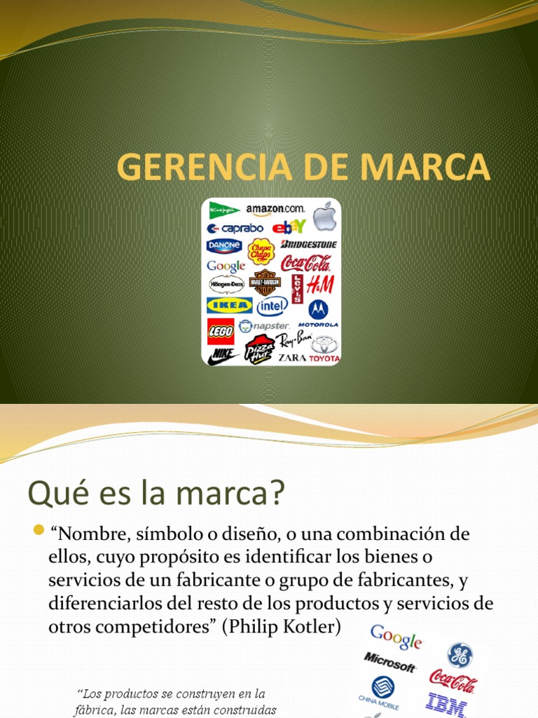 Gerencia de Marca | PDF